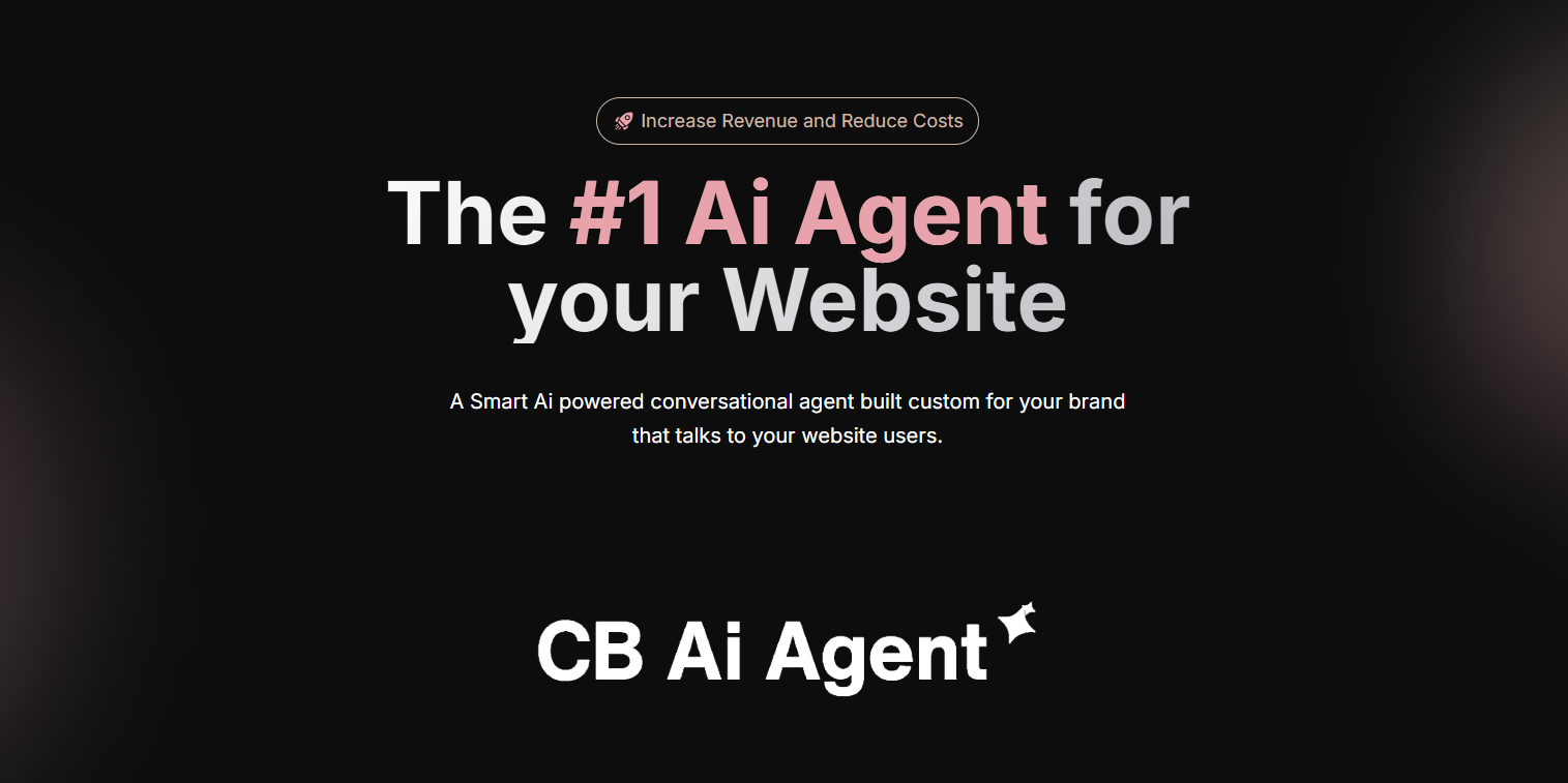 CB AI Agent - #1 Sales Assistant for Your Website
